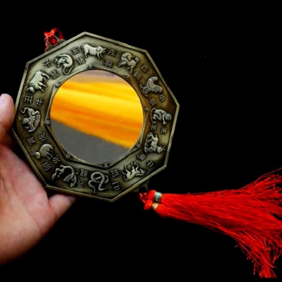 Accents | Nwt Decorative Pendant Feng Shui Bagua Mirror Yin Yang With ...